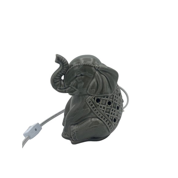 Intertek | Accents | Intertek Ceramic Lighted Electric Elephant Lamp ...
